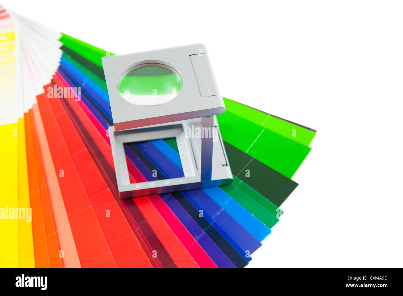 Linen tester magnifying glass hi-res stock photography and images - Alamy