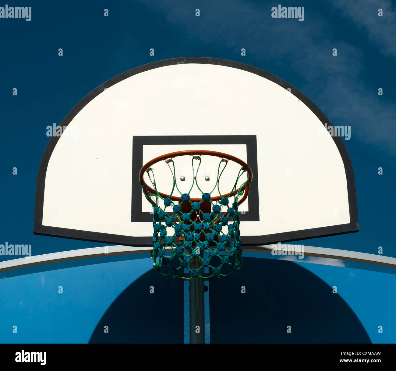 Basketball basket close up Stock Photo - Alamy
