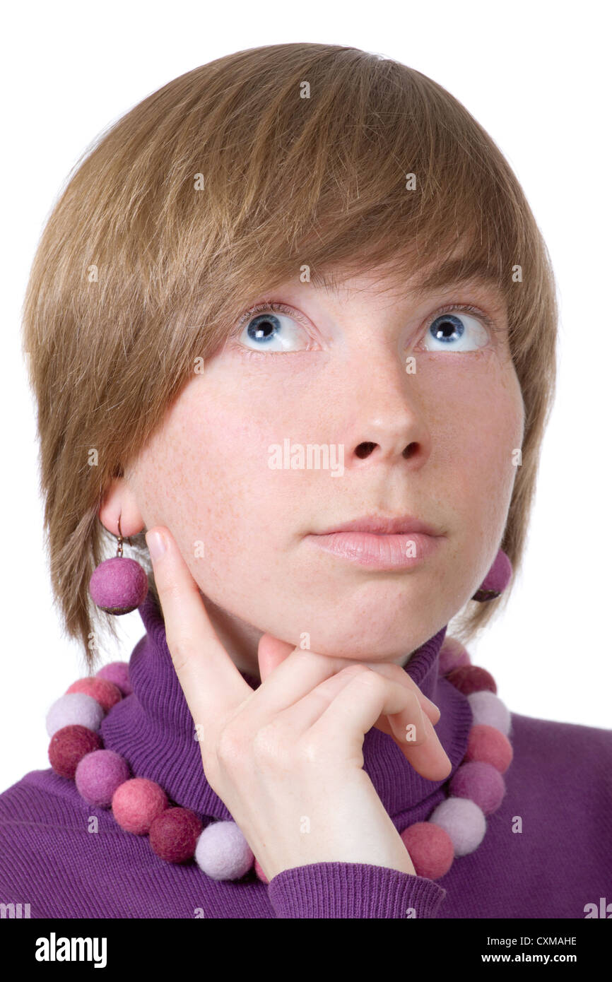 Modern Teenager Thinking High Resolution Stock Photography and Images ...