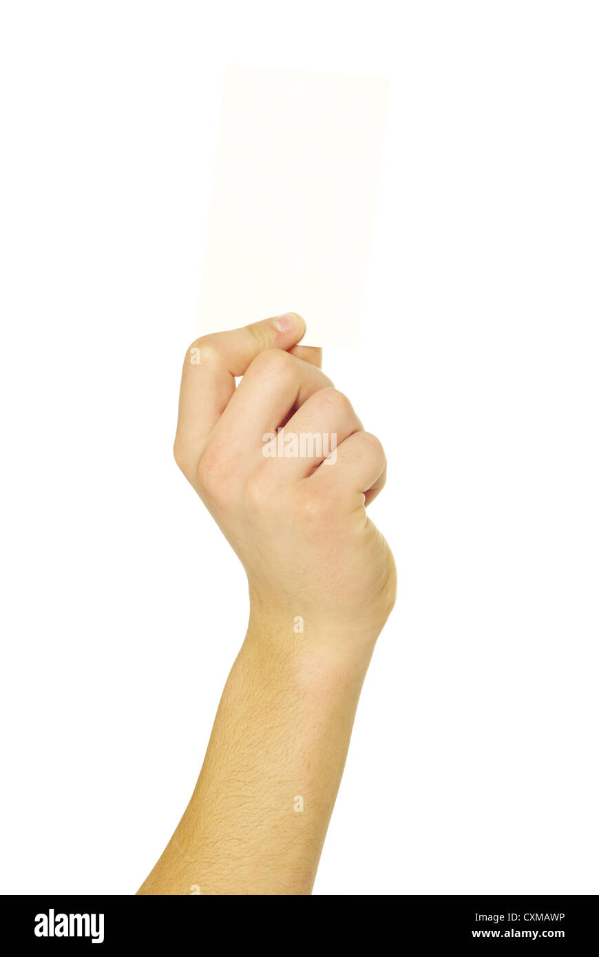 Hand held placard hi-res stock photography and images - Alamy