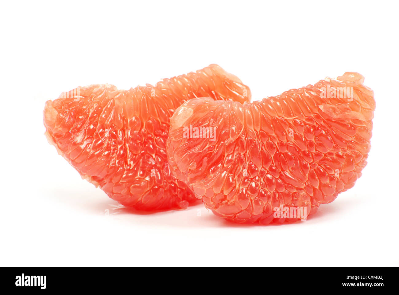 halves grapefruit isolated on a white Stock Photo - Alamy