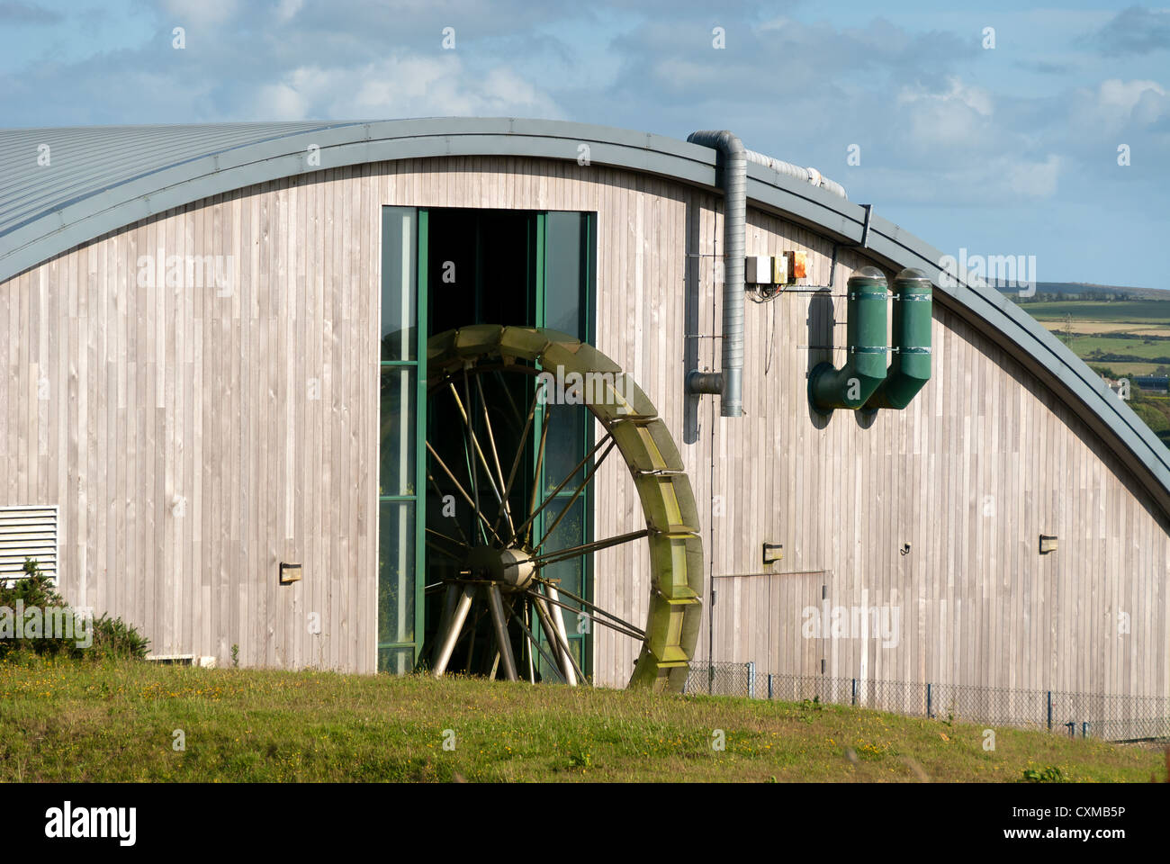 watermill in an industry of Port Isaac in Cornwall Stock Photo - Alamy
