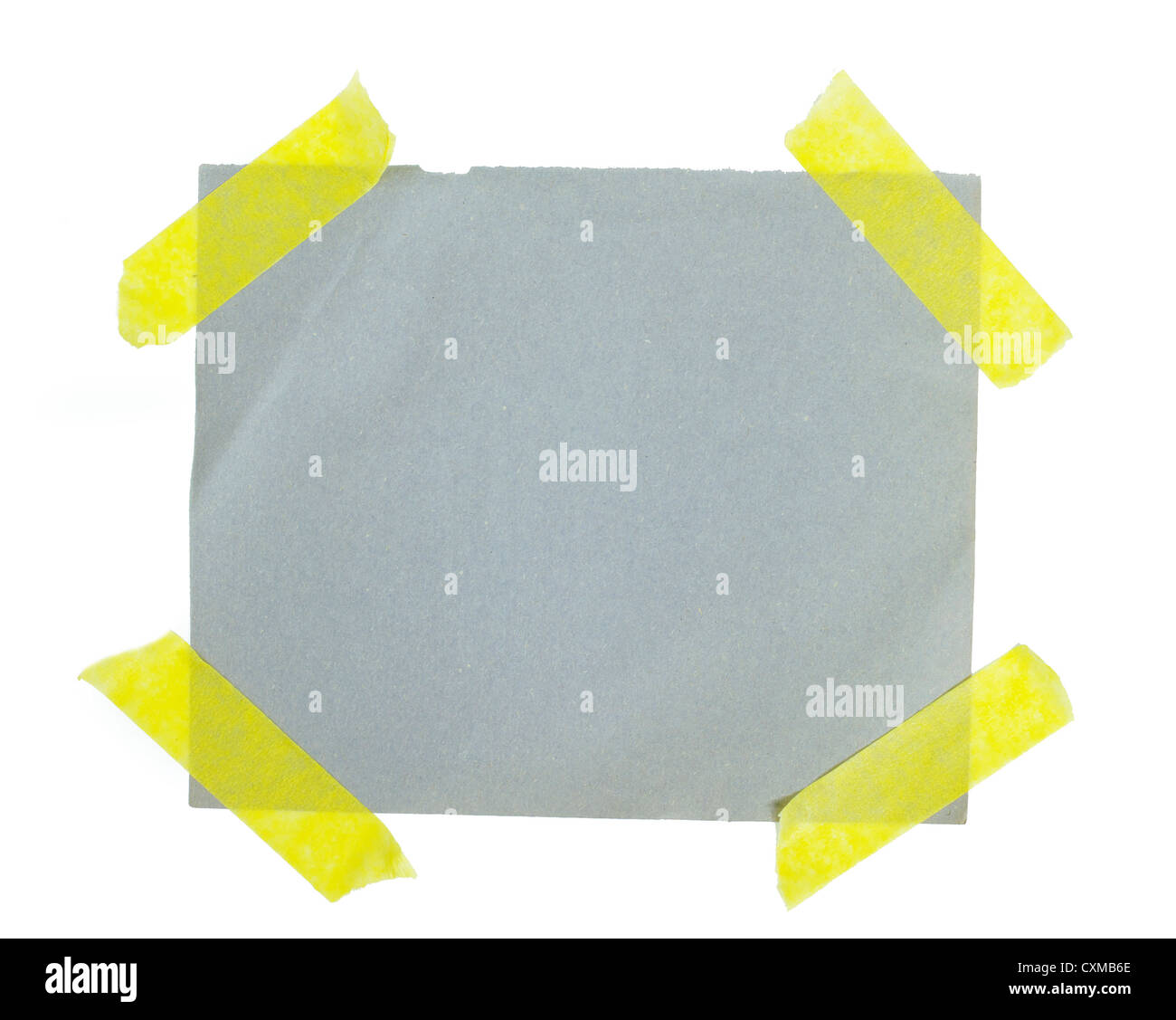 slice of paper isolated on white background Stock Photo - Alamy