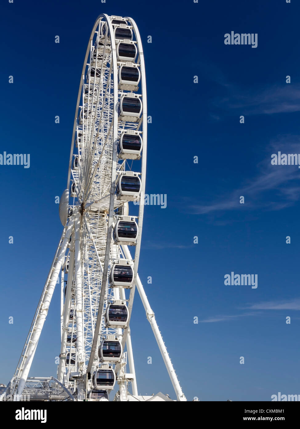The towering Brighton Wheel on the seafront at Brighton East Sussex ...