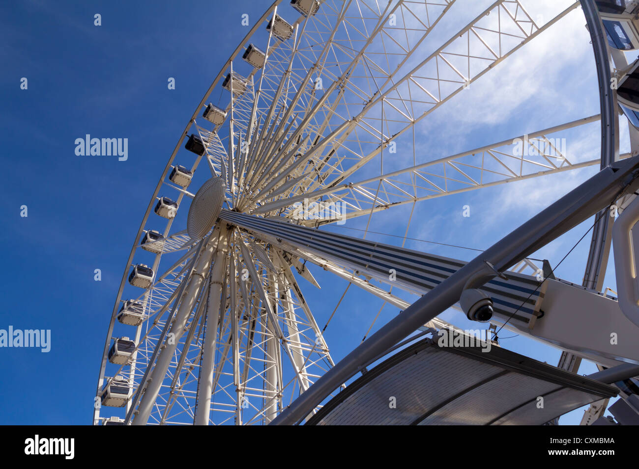The towering Brighton Wheel on the seafront at Brighton East Sussex ...