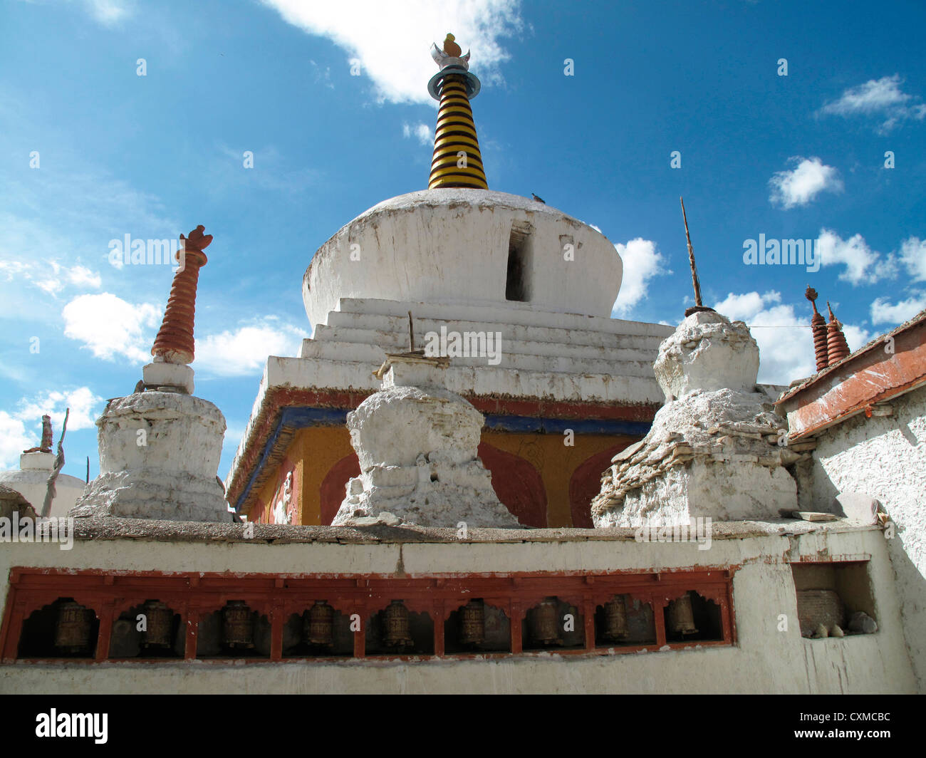 old chorten at lamayuru monastery, jammu and kashmir, india Stock Photo ...