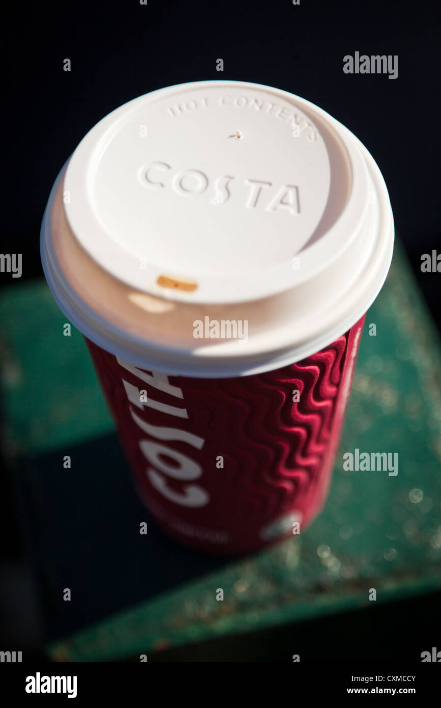 A Latte from Costa Coffee Stock Photo - Alamy