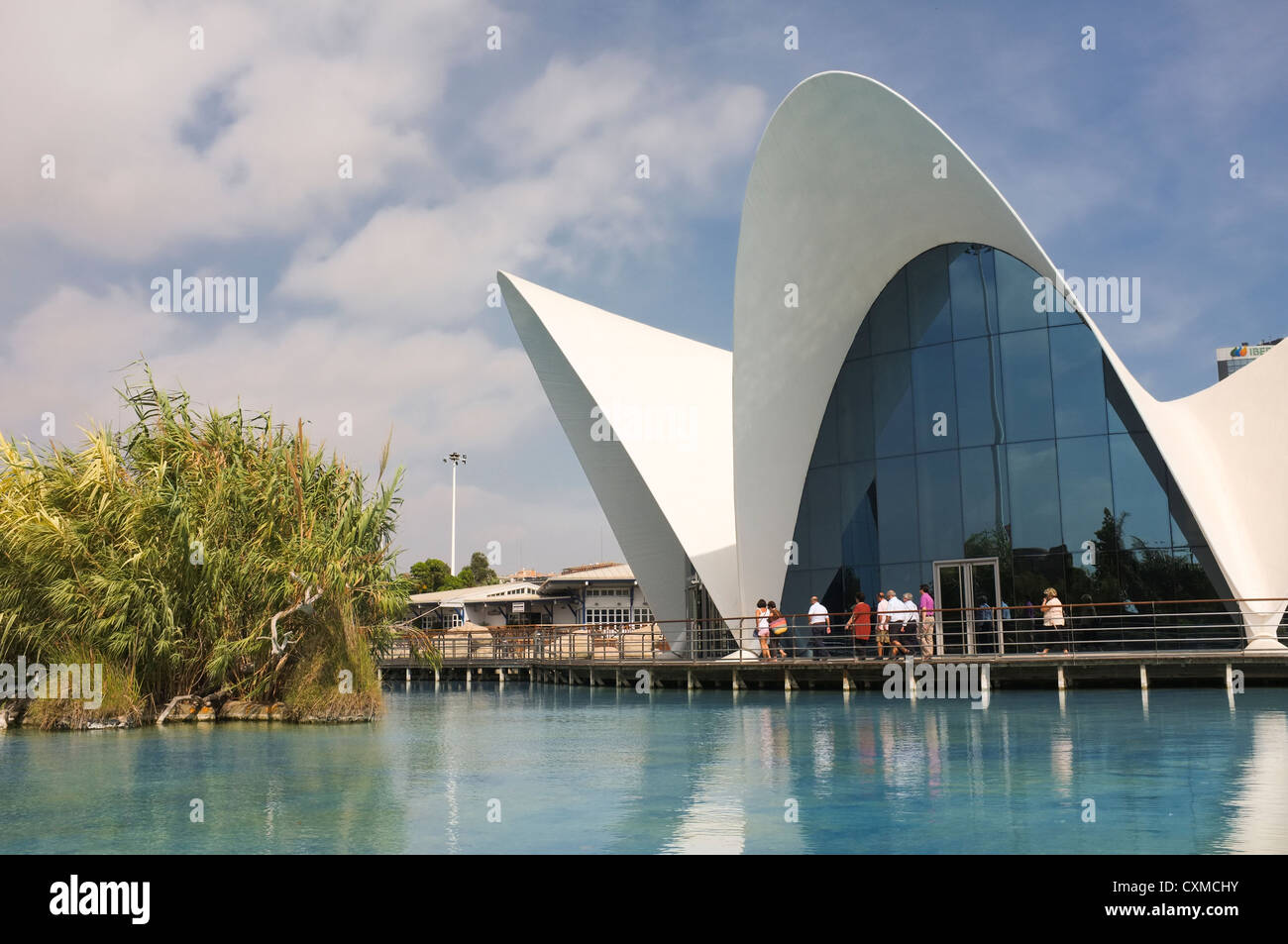 Modern oceanographic Building Valencia Stock Photo - Alamy