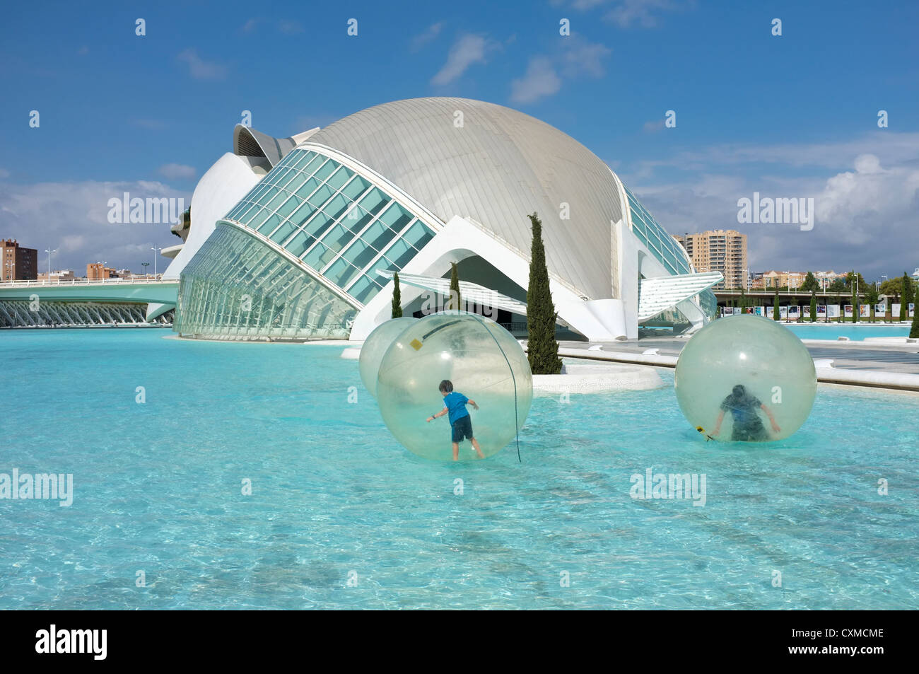 The Hemisferic Building Valencia Stock Photo - Alamy