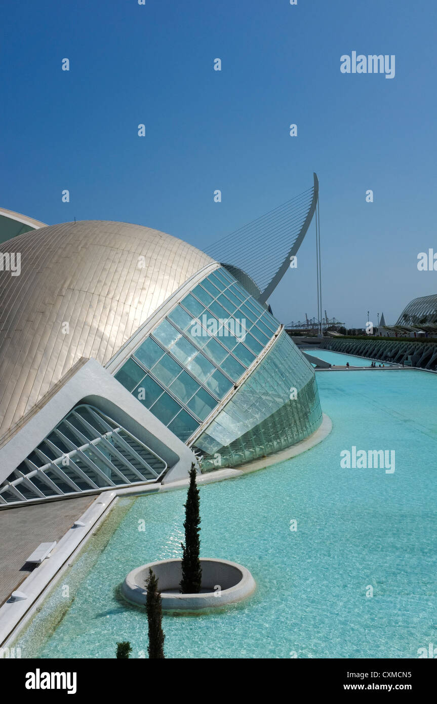 The Hemisferic Building Valencia Stock Photo - Alamy