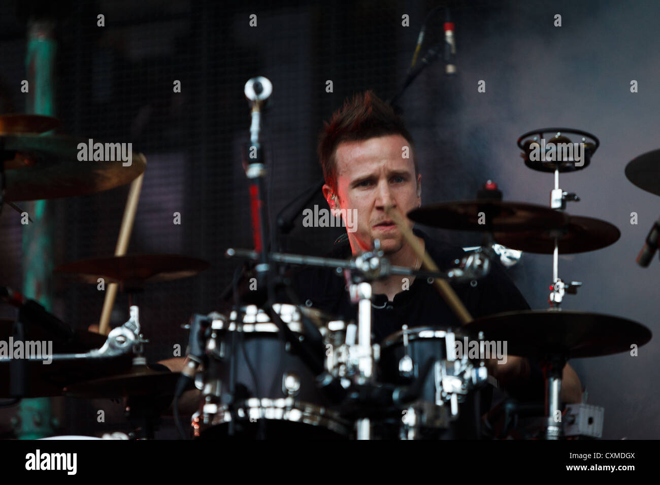 Pendulum on stage at the Eden Sessions at The Eden Project, Cornwall in ...