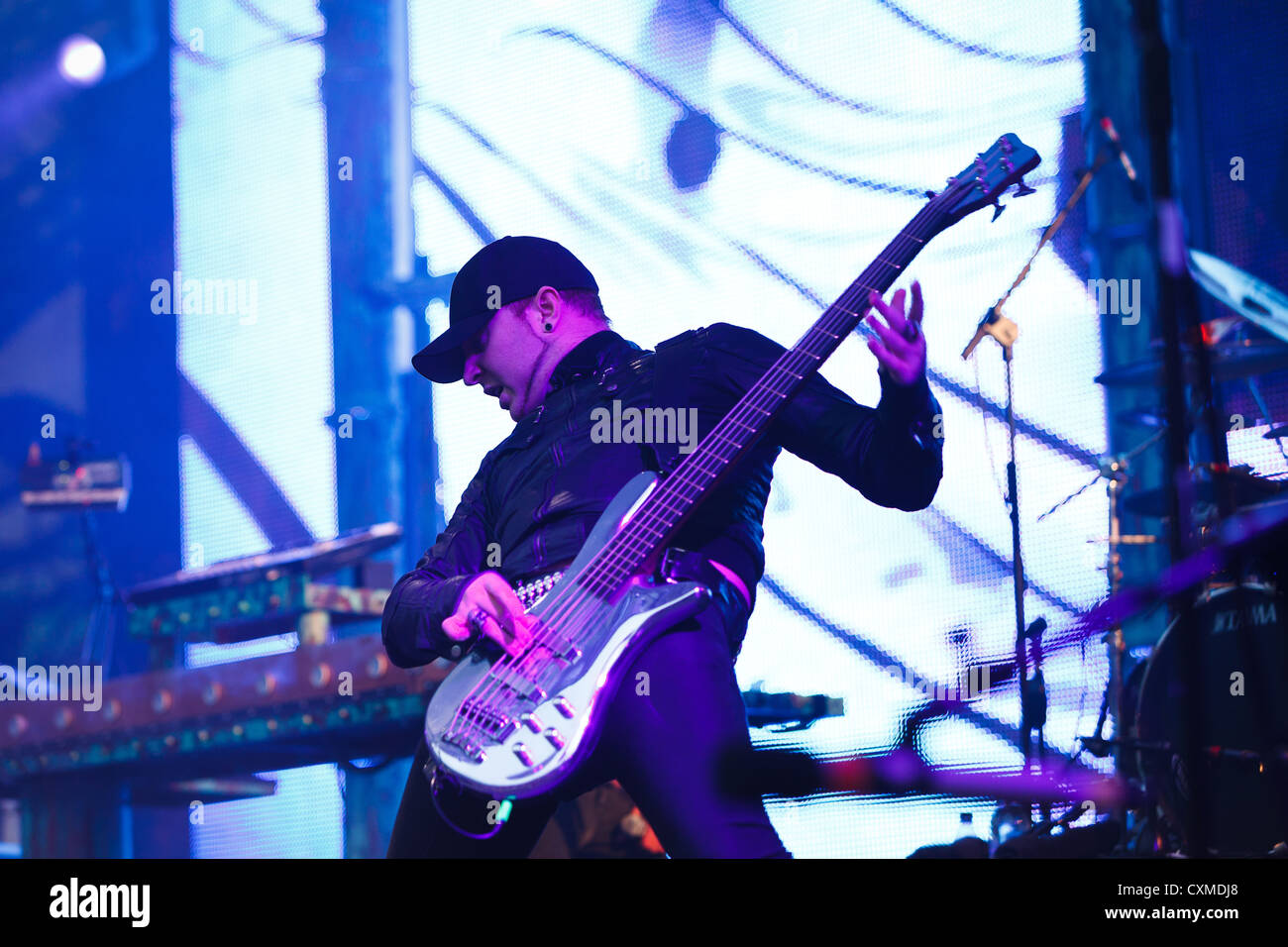 Pendulum on stage at the Eden Sessions at The Eden Project, Cornwall in ...