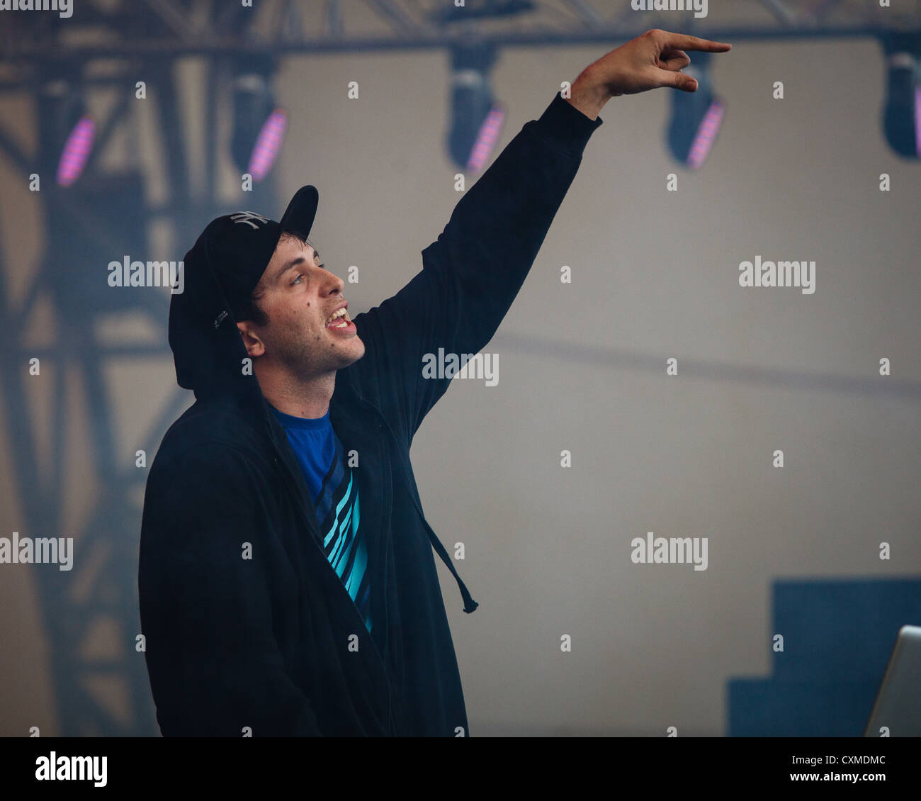 Pretty Lights on stage at the Eden Sessions at The Eden Project ...