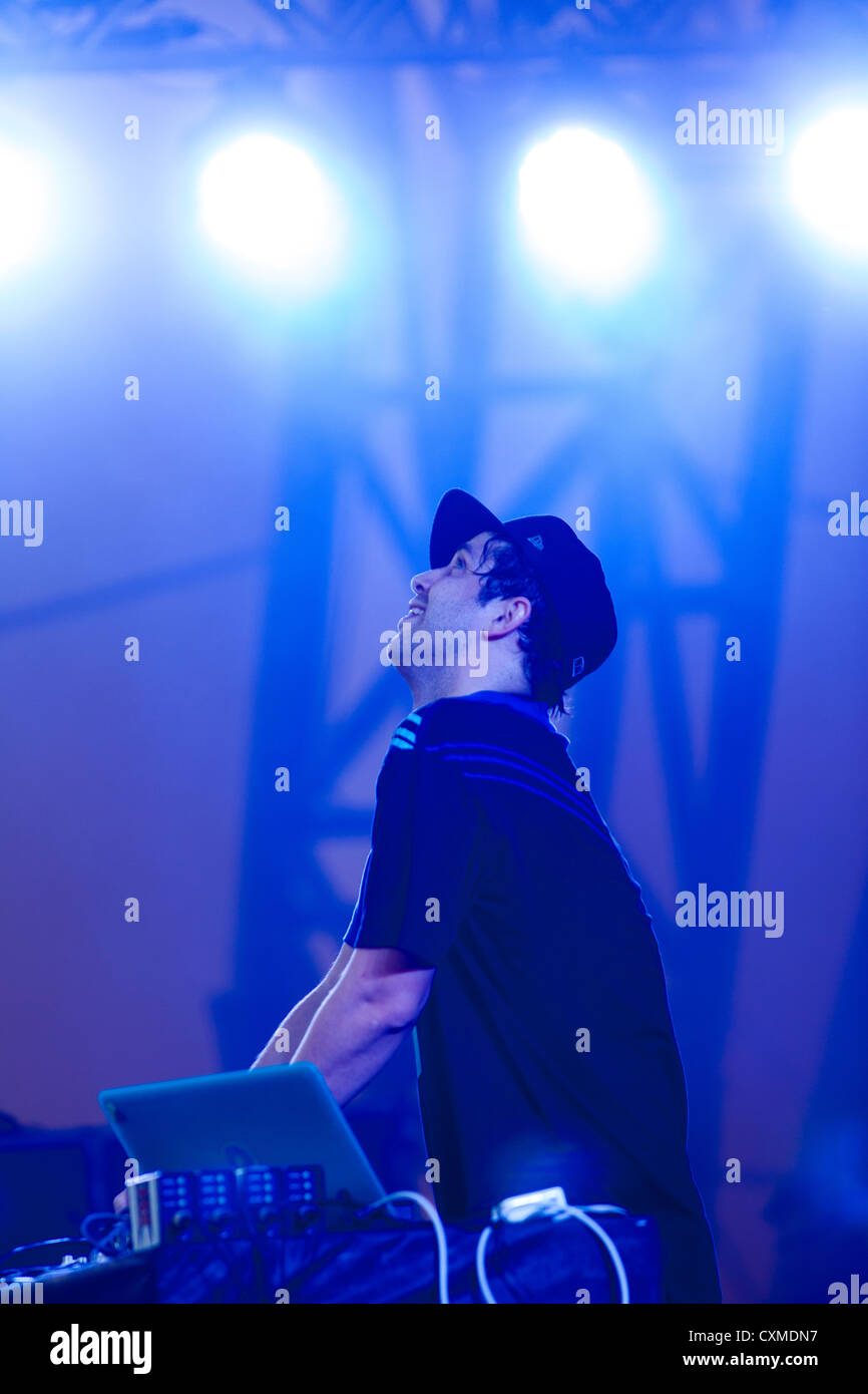 Pretty Lights on stage at the Eden Sessions at The Eden Project ...