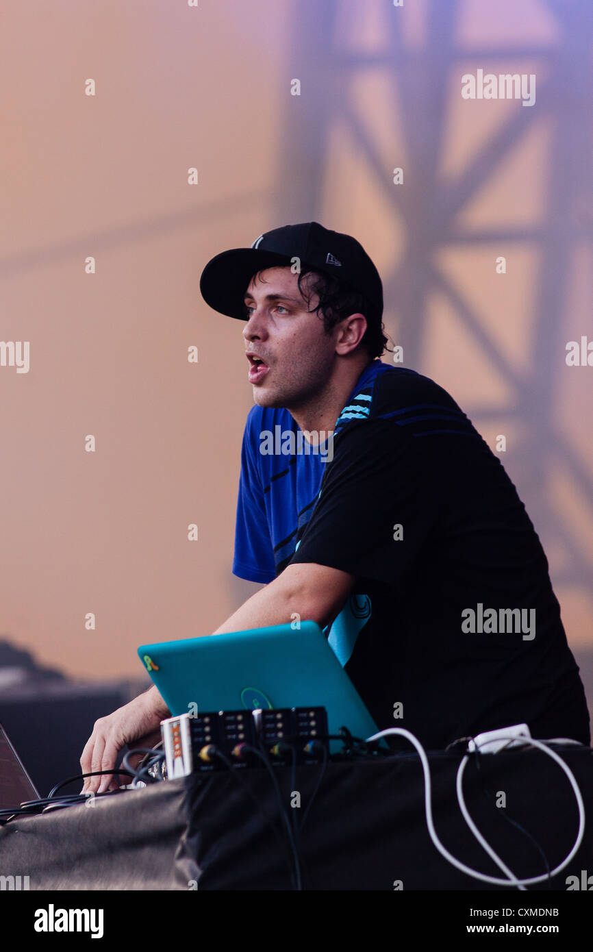 Pretty Lights on stage at the Eden Sessions at The Eden Project ...