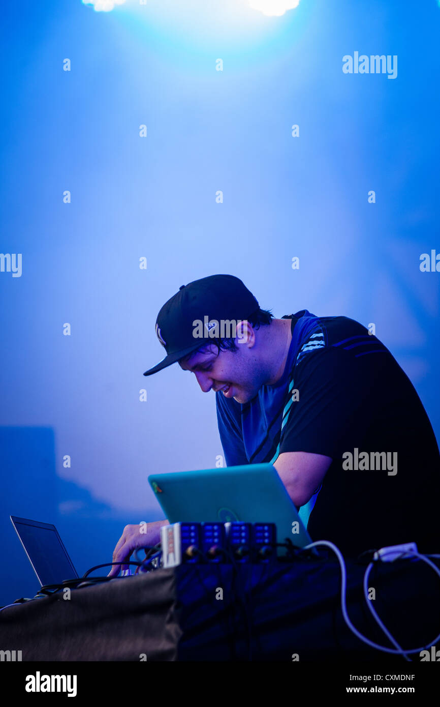 Pretty Lights on stage at the Eden Sessions at The Eden Project ...
