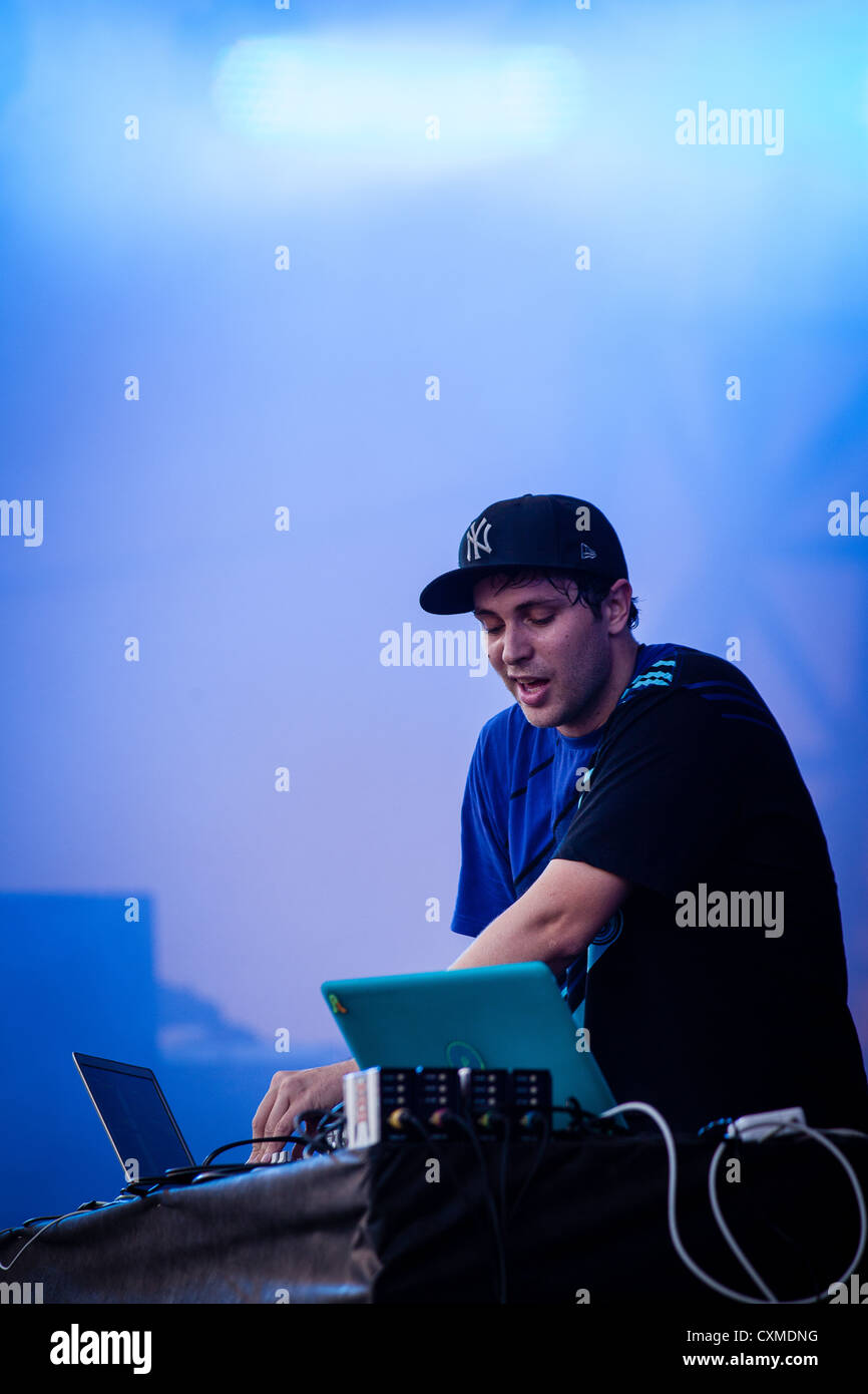 Pretty Lights on stage at the Eden Sessions at The Eden Project ...