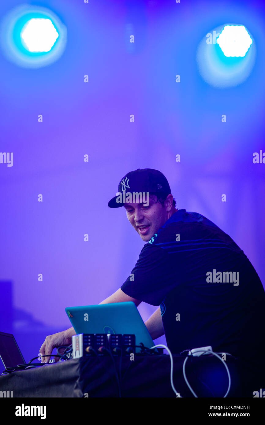Pretty Lights on stage at the Eden Sessions at The Eden Project ...