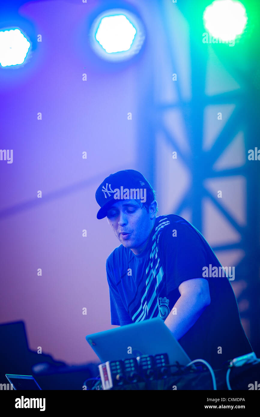 Pretty Lights on stage at the Eden Sessions at The Eden Project ...