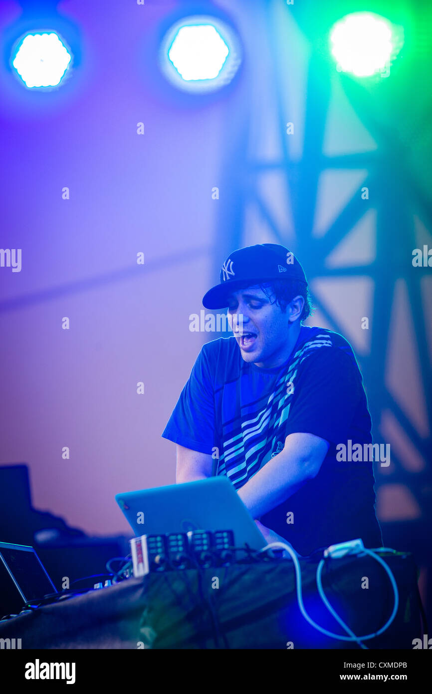 Pretty Lights on stage at the Eden Sessions at The Eden Project ...