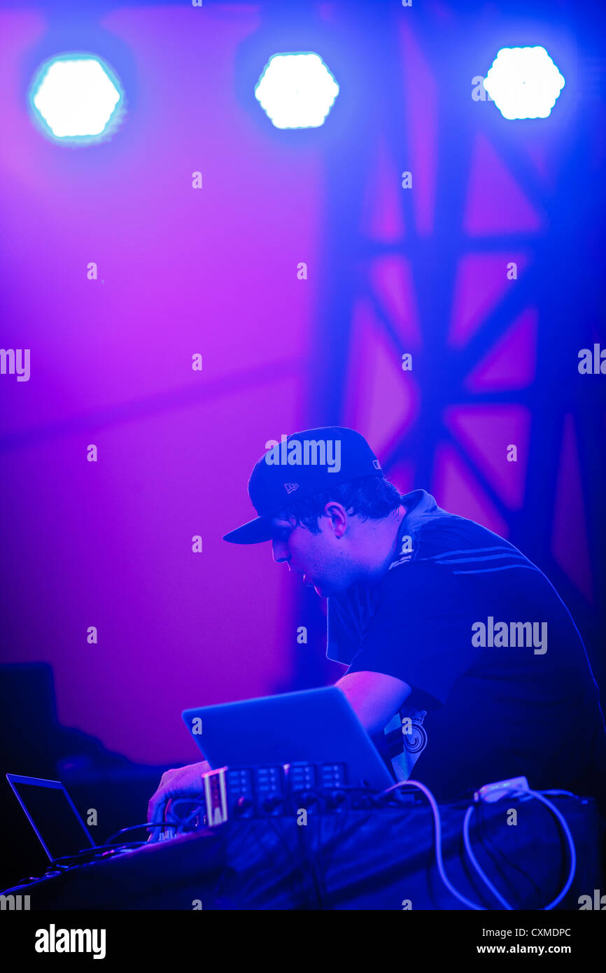 Pretty Lights on stage at the Eden Sessions at The Eden Project ...