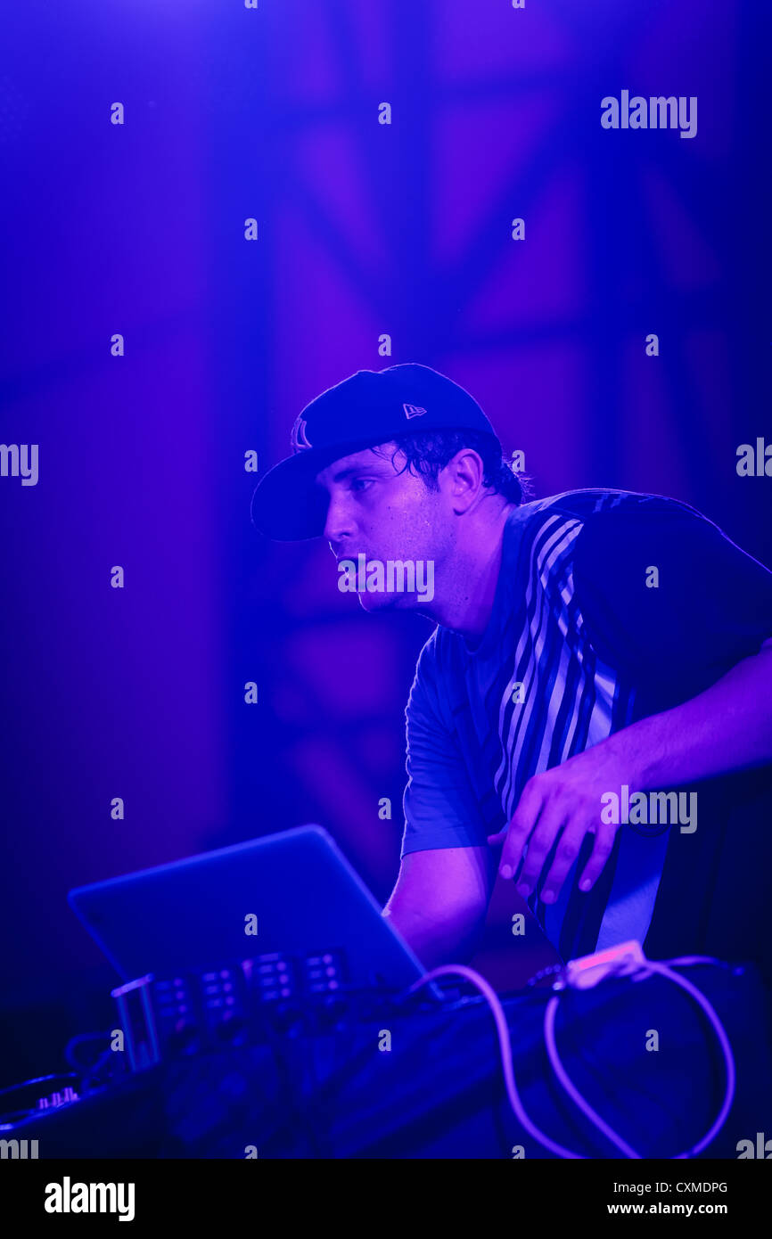 Pretty Lights on stage at the Eden Sessions at The Eden Project ...