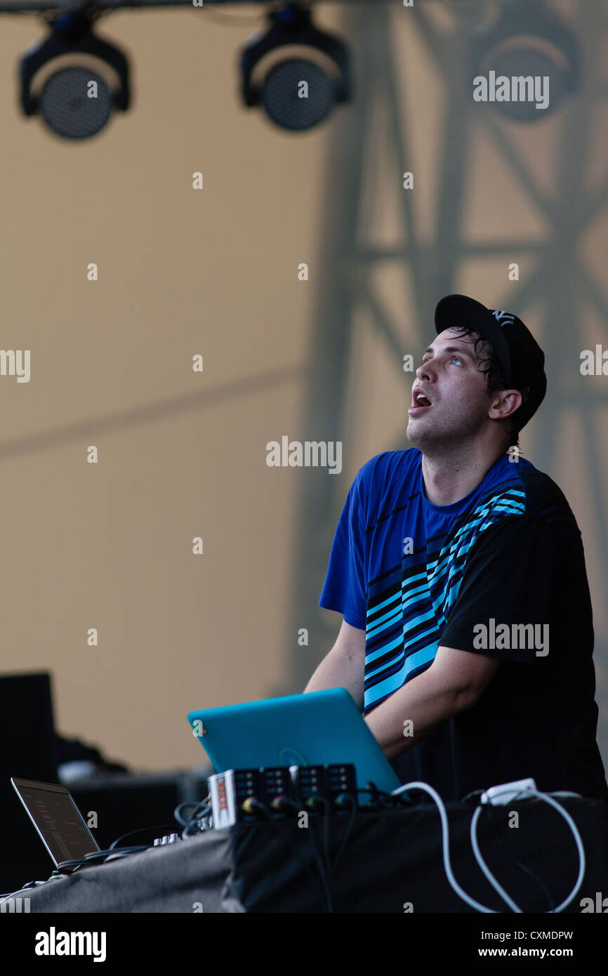 Pretty Lights on stage at the Eden Sessions at The Eden Project ...