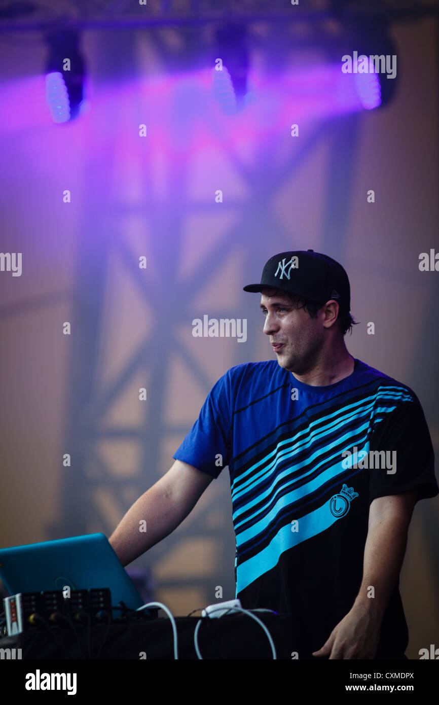 Pretty Lights on stage at the Eden Sessions at The Eden Project ...