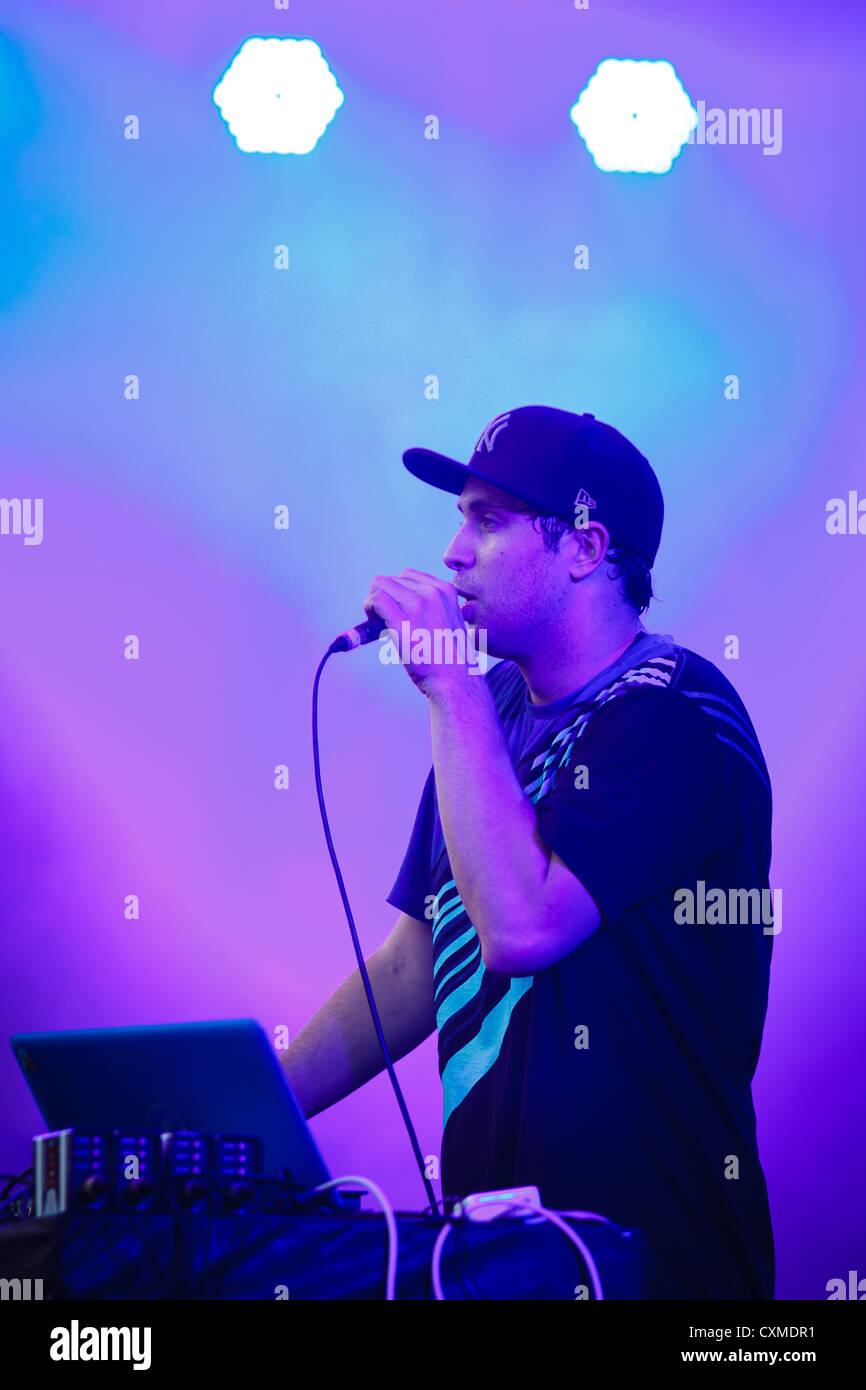 Pretty Lights on stage at the Eden Sessions at The Eden Project ...