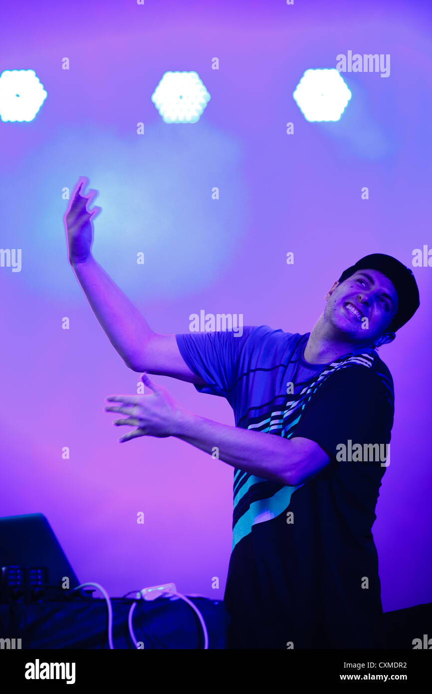 Pretty Lights on stage at the Eden Sessions at The Eden Project ...