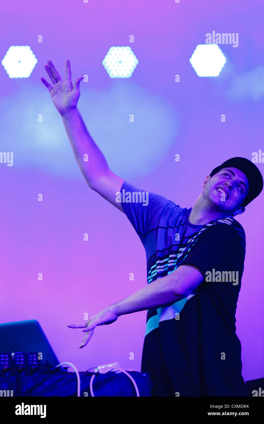 Pretty Lights on stage at the Eden Sessions at The Eden Project ...