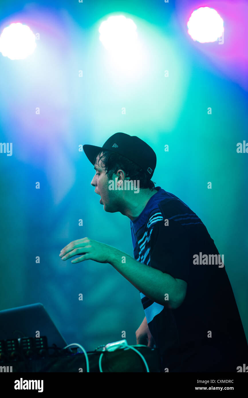 Pretty Lights on stage at the Eden Sessions at The Eden Project ...