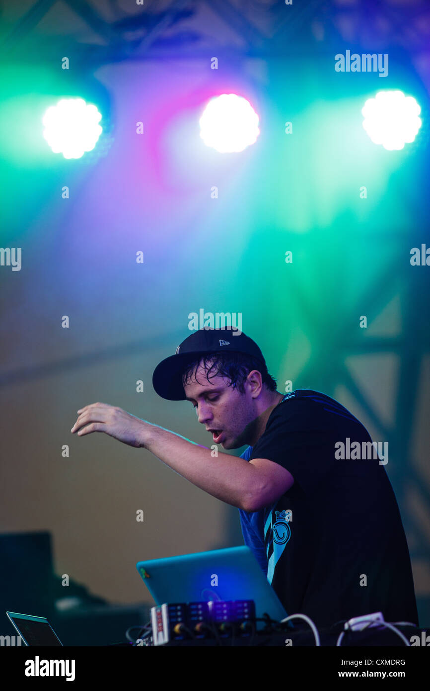 Pretty Lights on stage at the Eden Sessions at The Eden Project ...