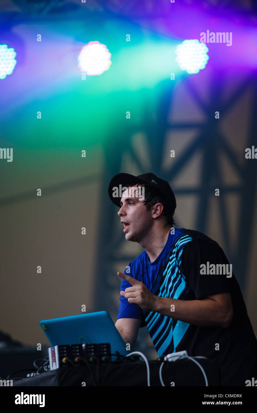 Pretty Lights on stage at the Eden Sessions at The Eden Project ...