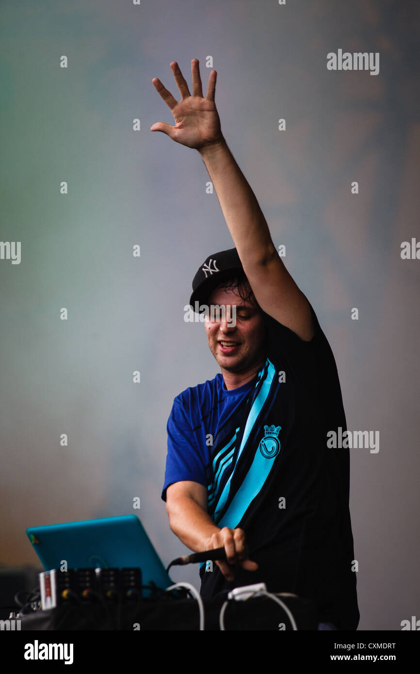 Pretty Lights on stage at the Eden Sessions at The Eden Project ...