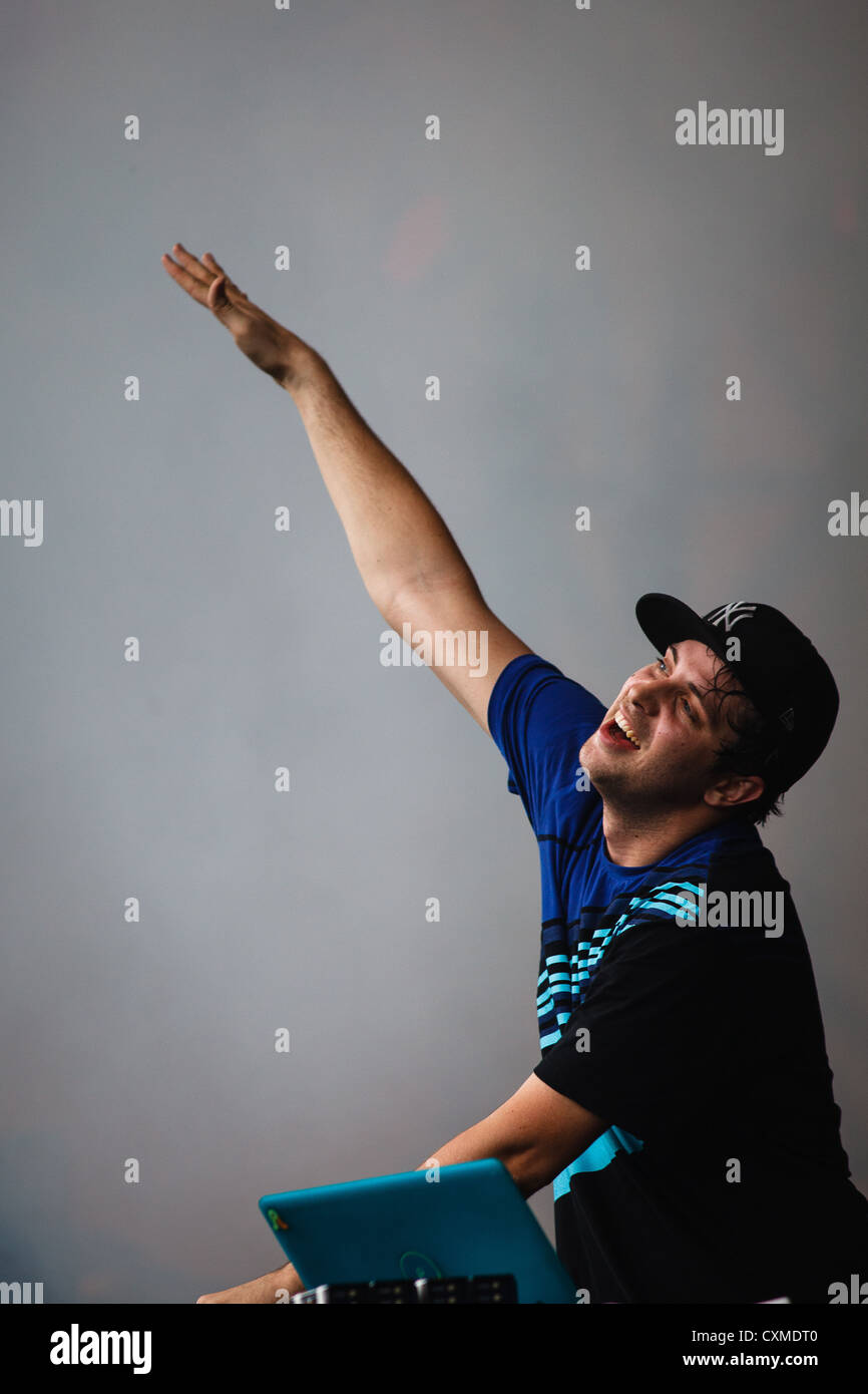 Pretty Lights on stage at the Eden Sessions at The Eden Project ...