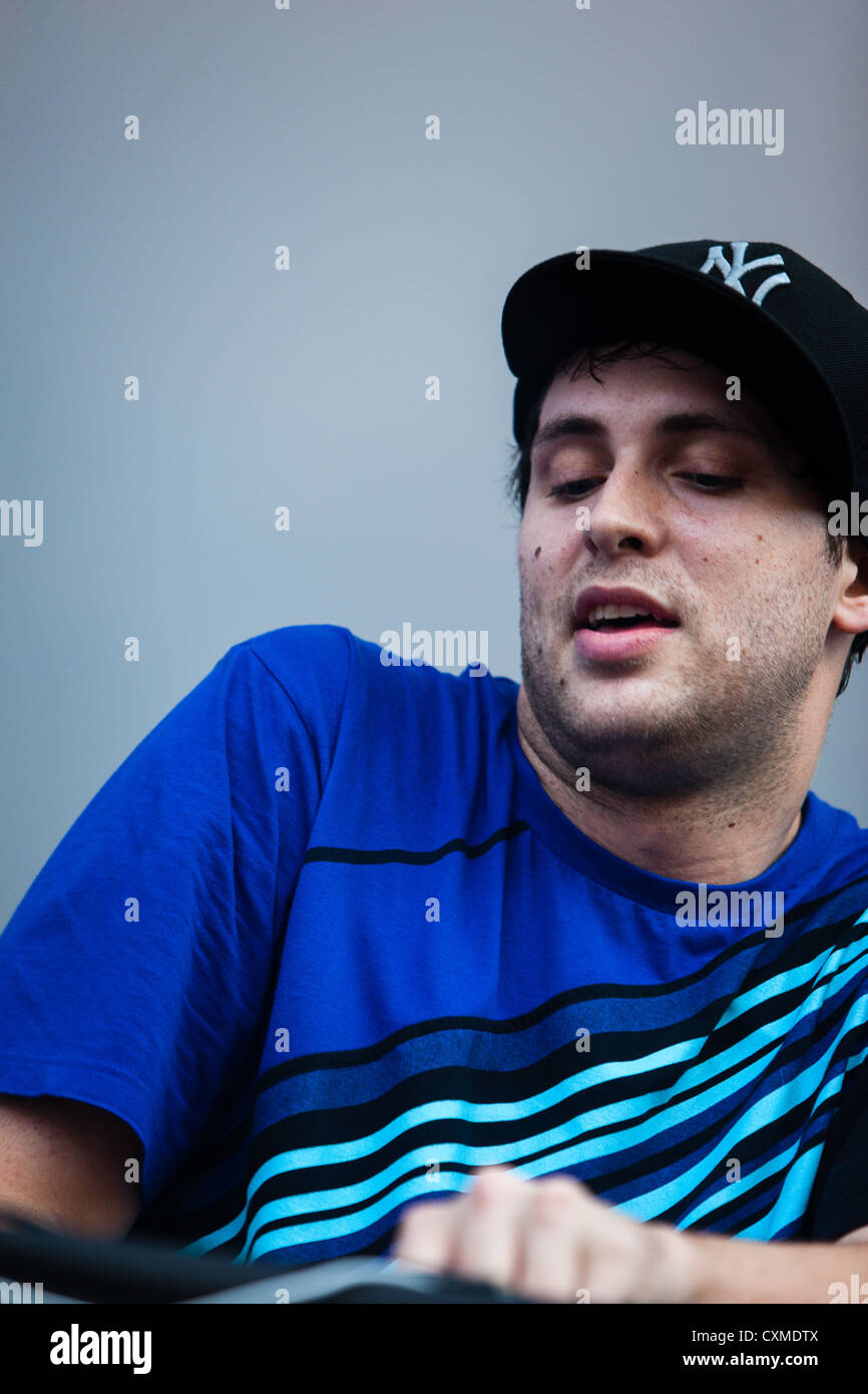 Pretty Lights on stage at the Eden Sessions at The Eden Project ...