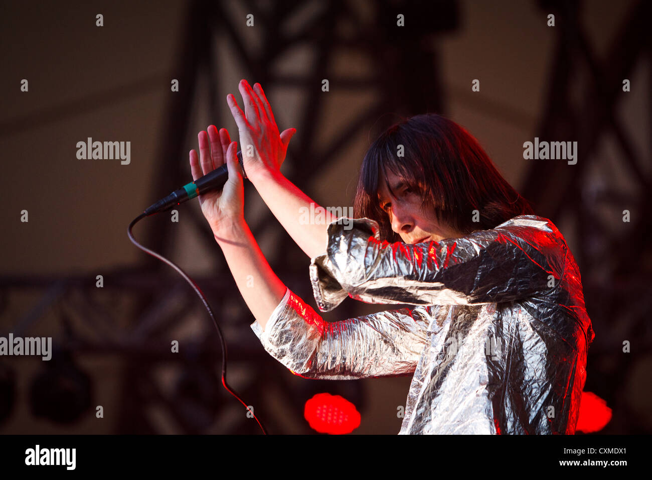 Primal Scream on stage at the Eden Sessions at The Eden Project ...