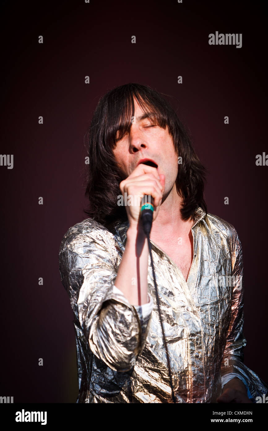 Primal Scream on stage at the Eden Sessions at The Eden Project ...