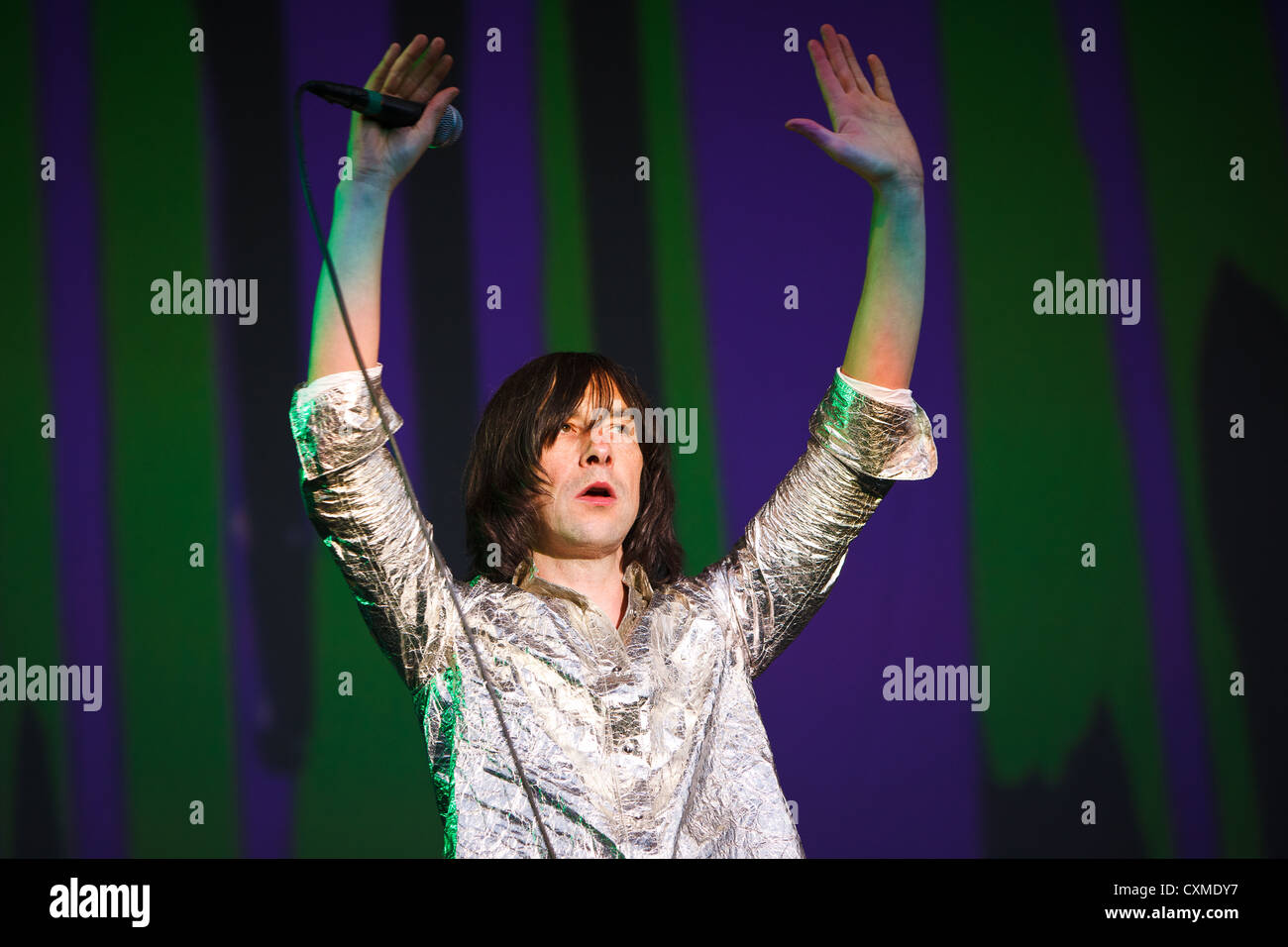 Primal Scream on stage at the Eden Sessions at The Eden Project ...