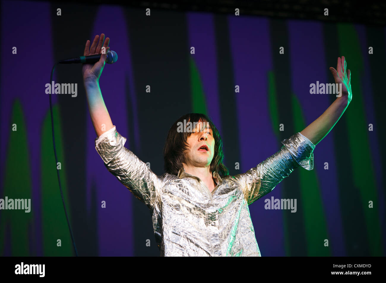 Primal Scream on stage at the Eden Sessions at The Eden Project ...