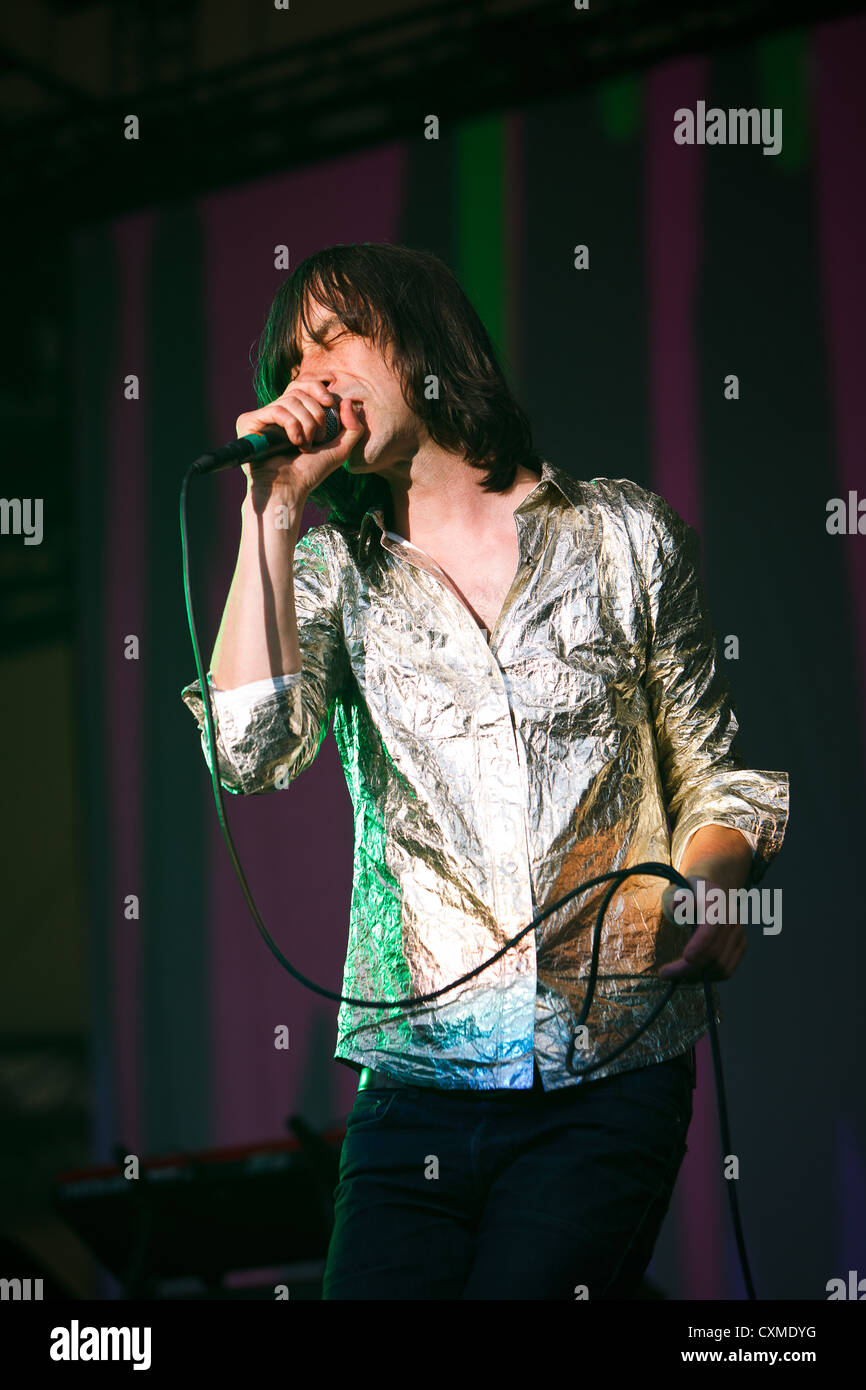 Primal Scream on stage at the Eden Sessions at The Eden Project ...
