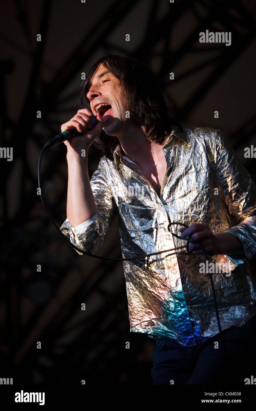 Primal Scream on stage at the Eden Sessions at The Eden Project ...
