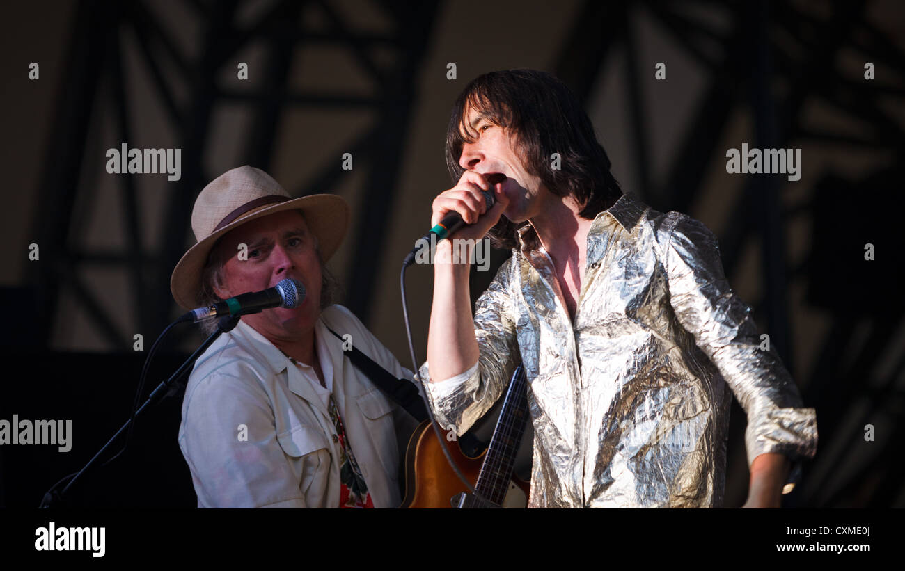 Primal Scream on stage at the Eden Sessions at The Eden Project ...