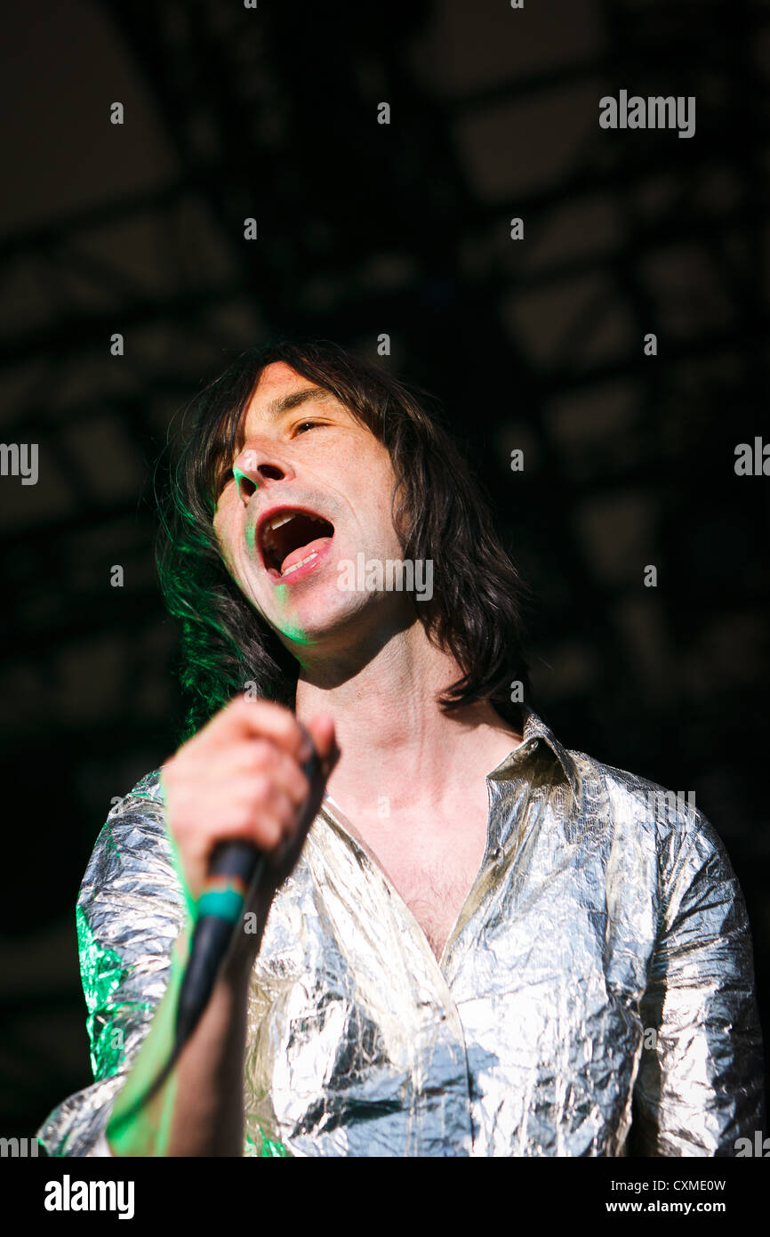 Primal Scream on stage at the Eden Sessions at The Eden Project ...