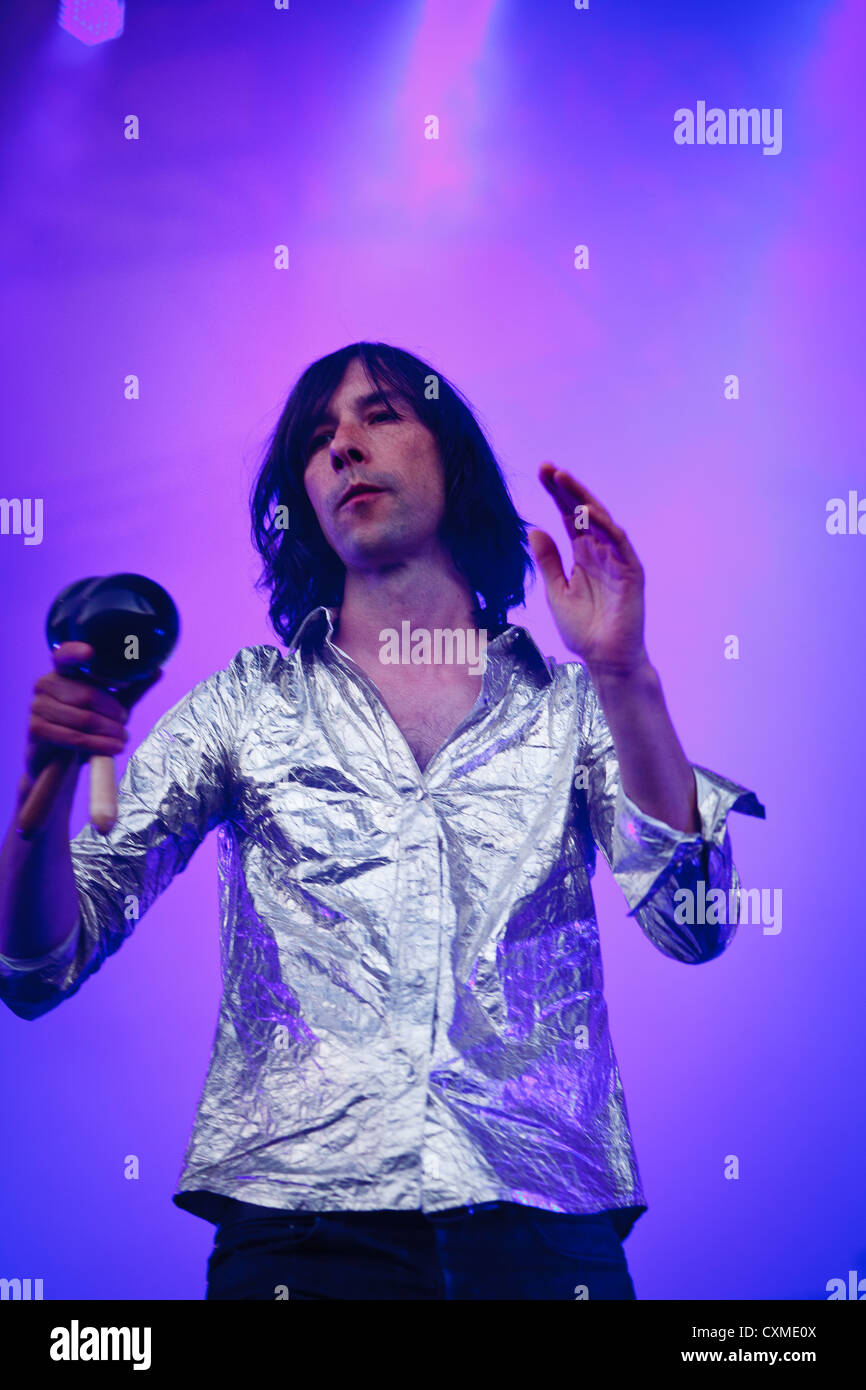 Primal Scream on stage at the Eden Sessions at The Eden Project ...