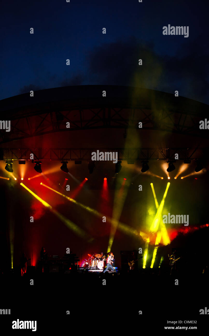 Primal Scream on stage at the Eden Sessions at The Eden Project ...