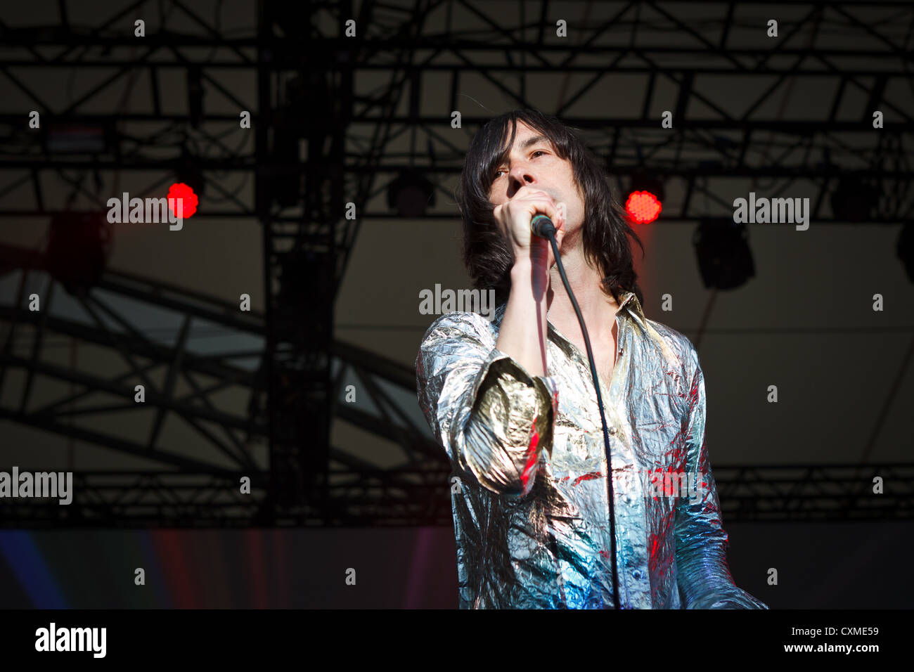 Primal Scream on stage at the Eden Sessions at The Eden Project ...