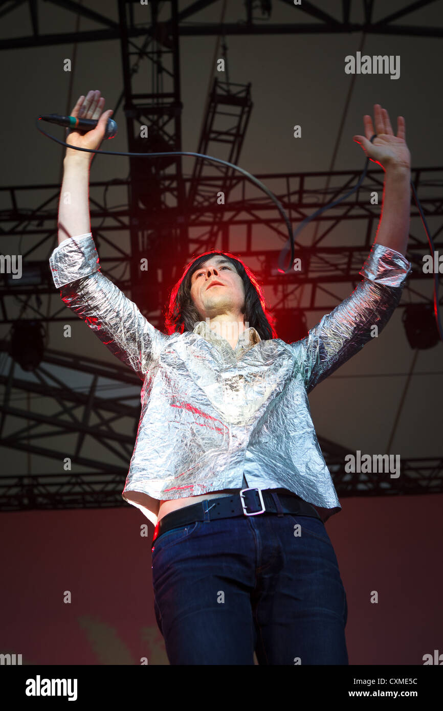 Primal Scream on stage at the Eden Sessions at The Eden Project ...