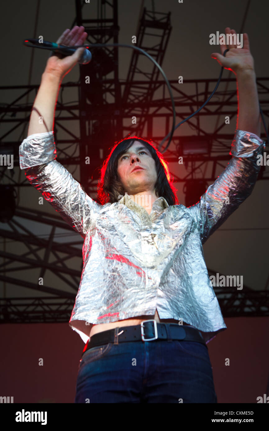 Primal Scream on stage at the Eden Sessions at The Eden Project ...